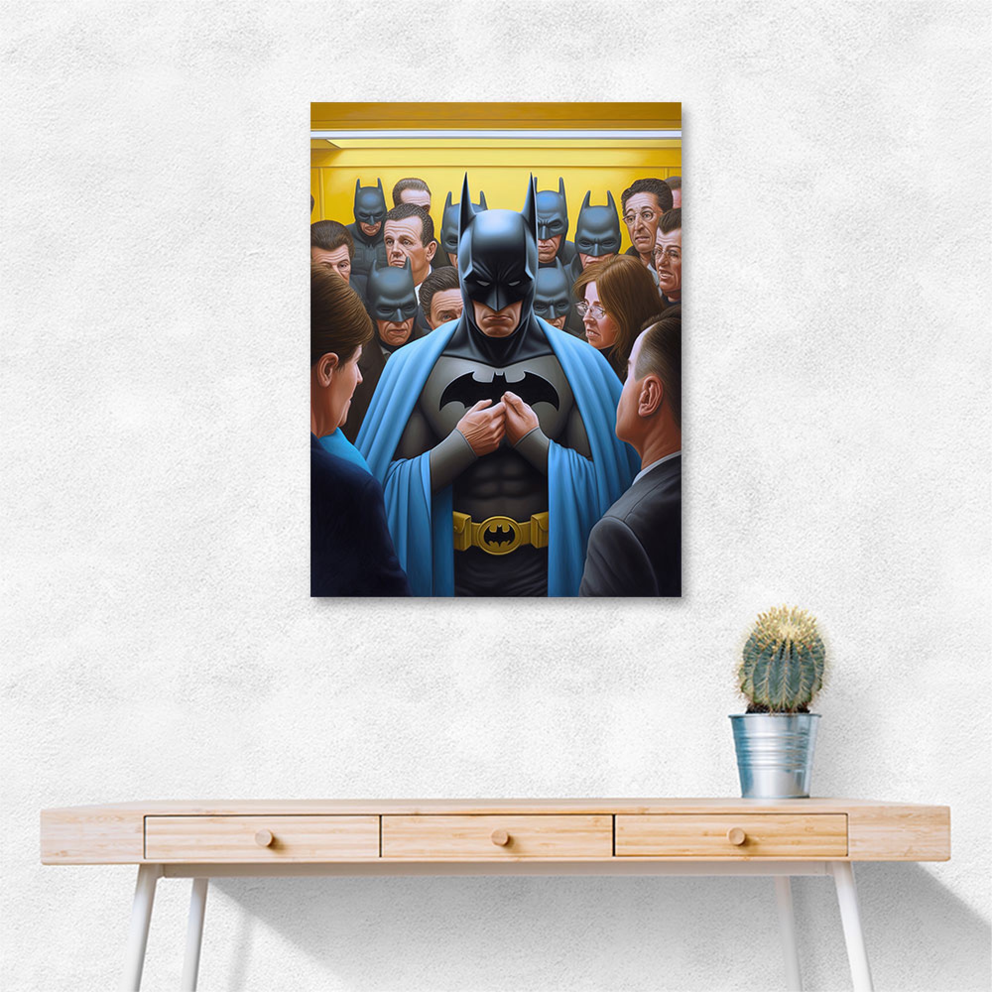Batman Elevator Wall Art