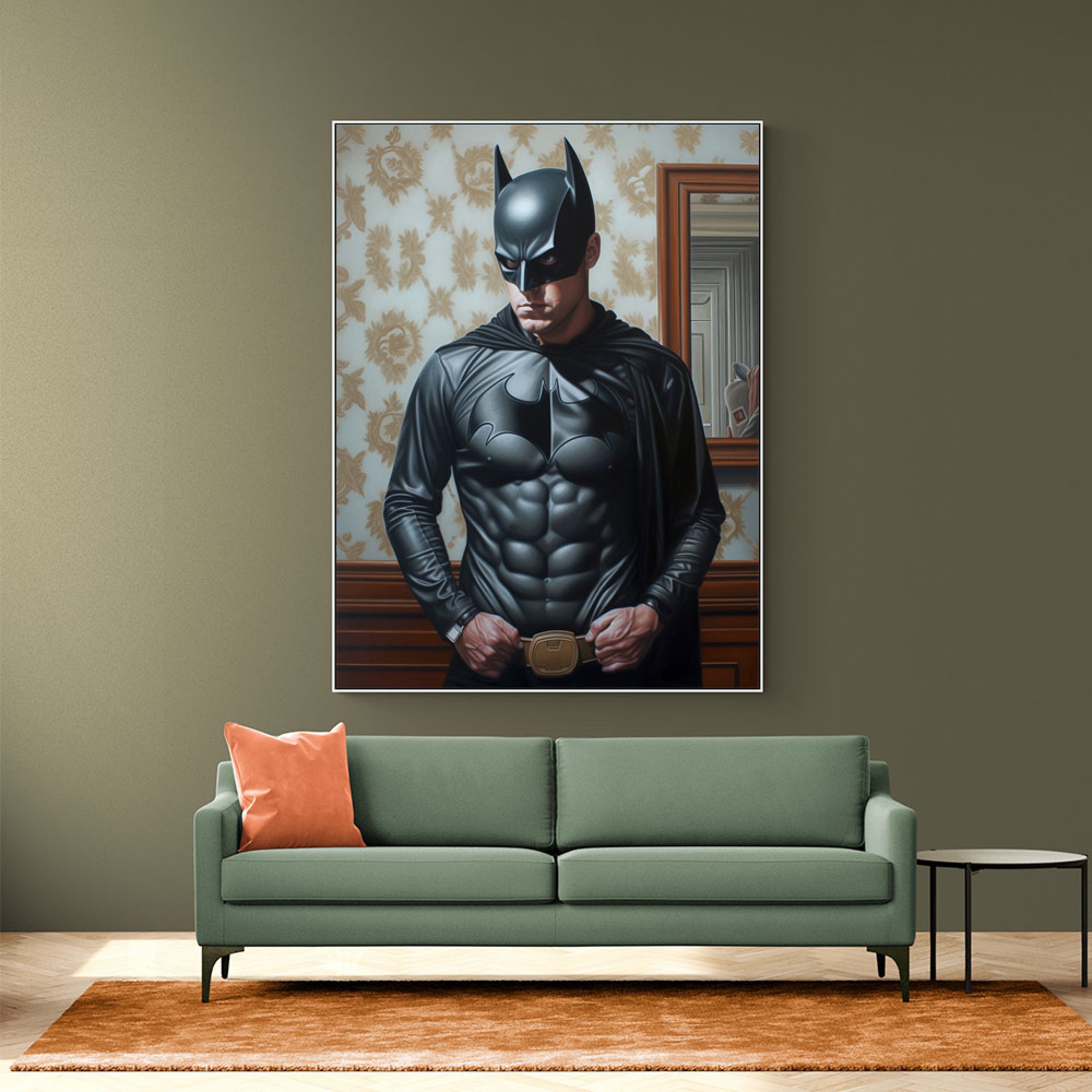 Batman In Your Living Room Wall Art