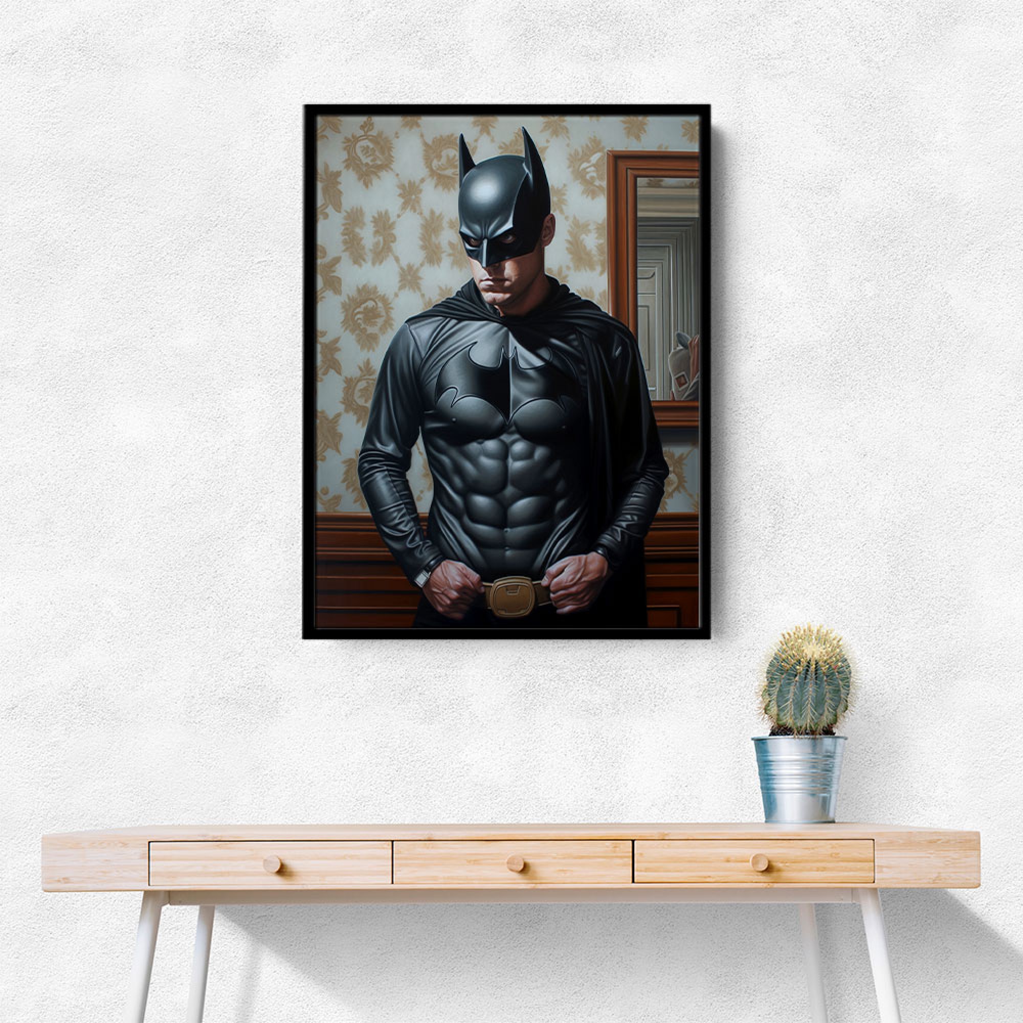Batman In Your Living Room Wall Art