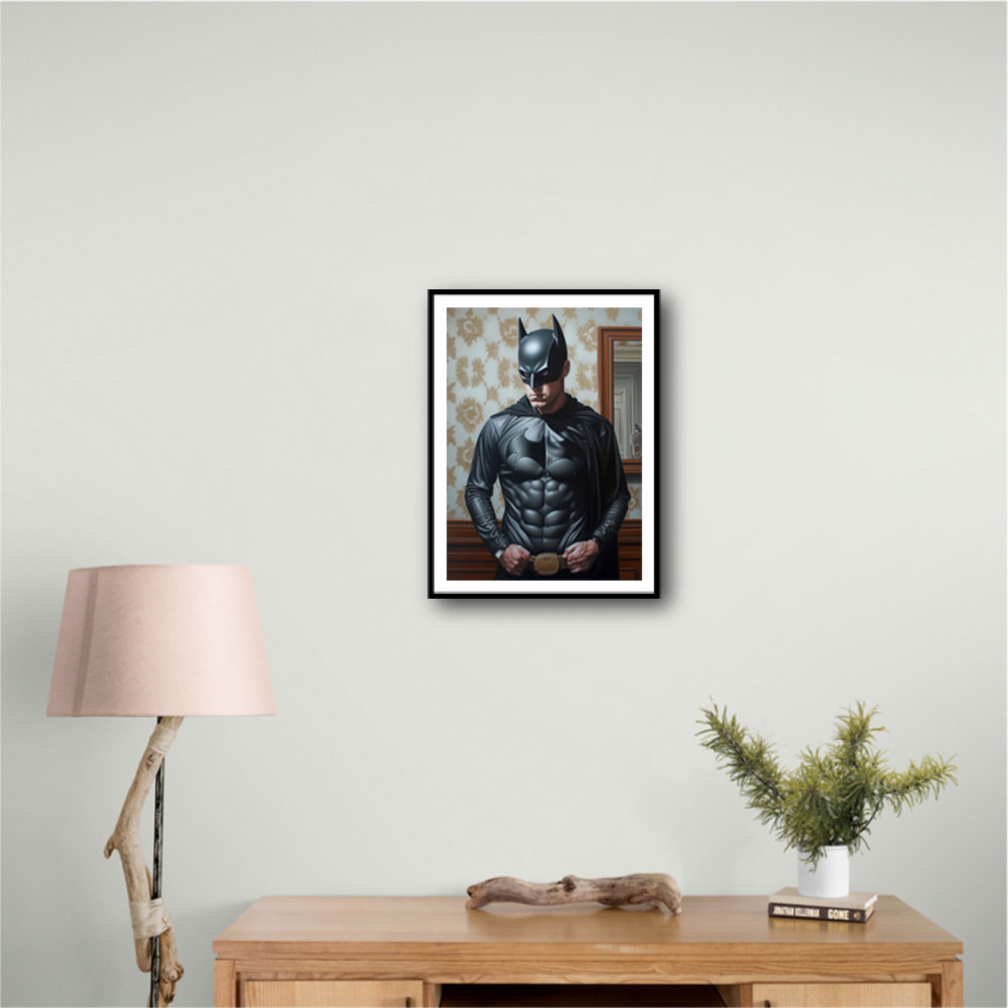 Batman In Your Living Room Wall Art