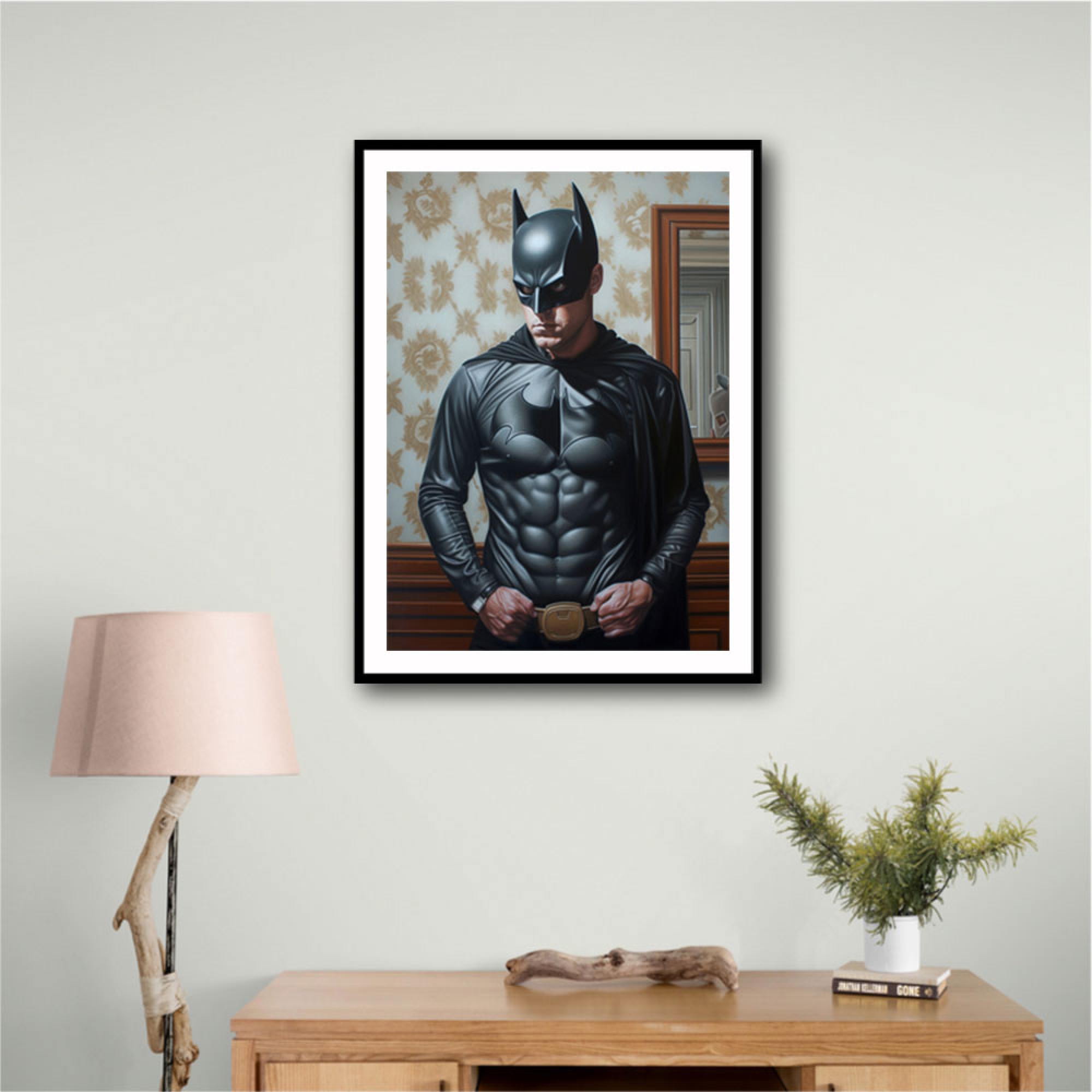 Batman In Your Living Room Wall Art