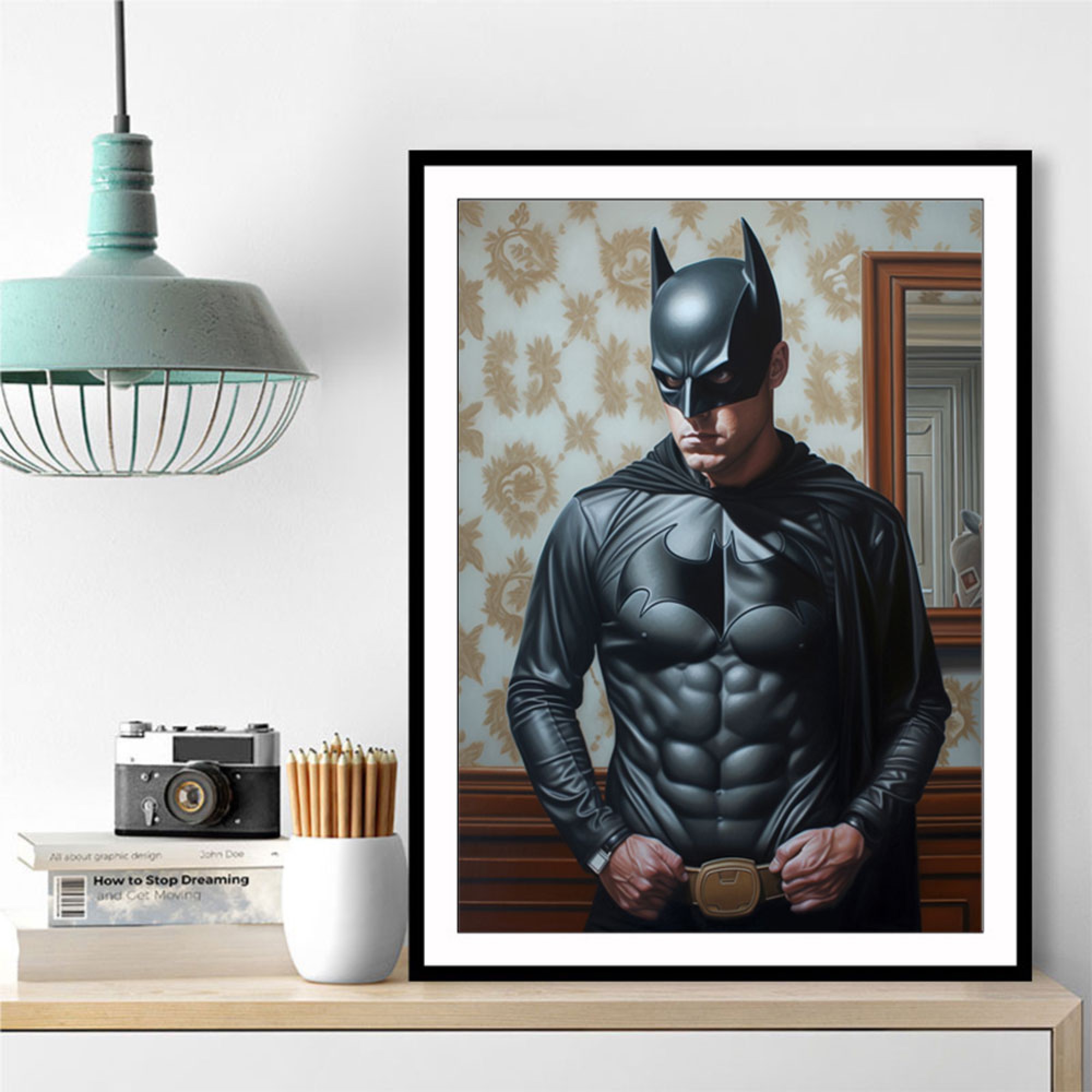Batman In Your Living Room Wall Art