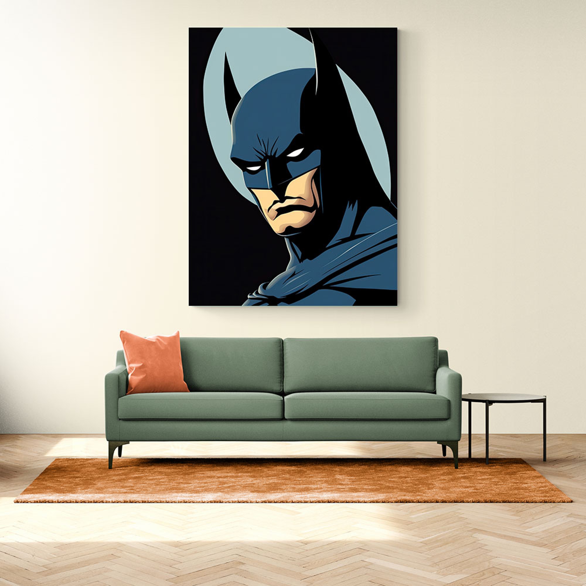 Batman Illustration Wall Art