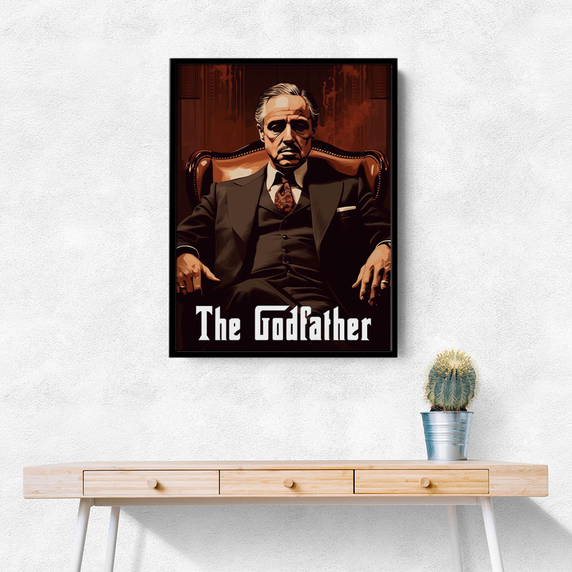 The Godfather 4 Poster Style Wall Art