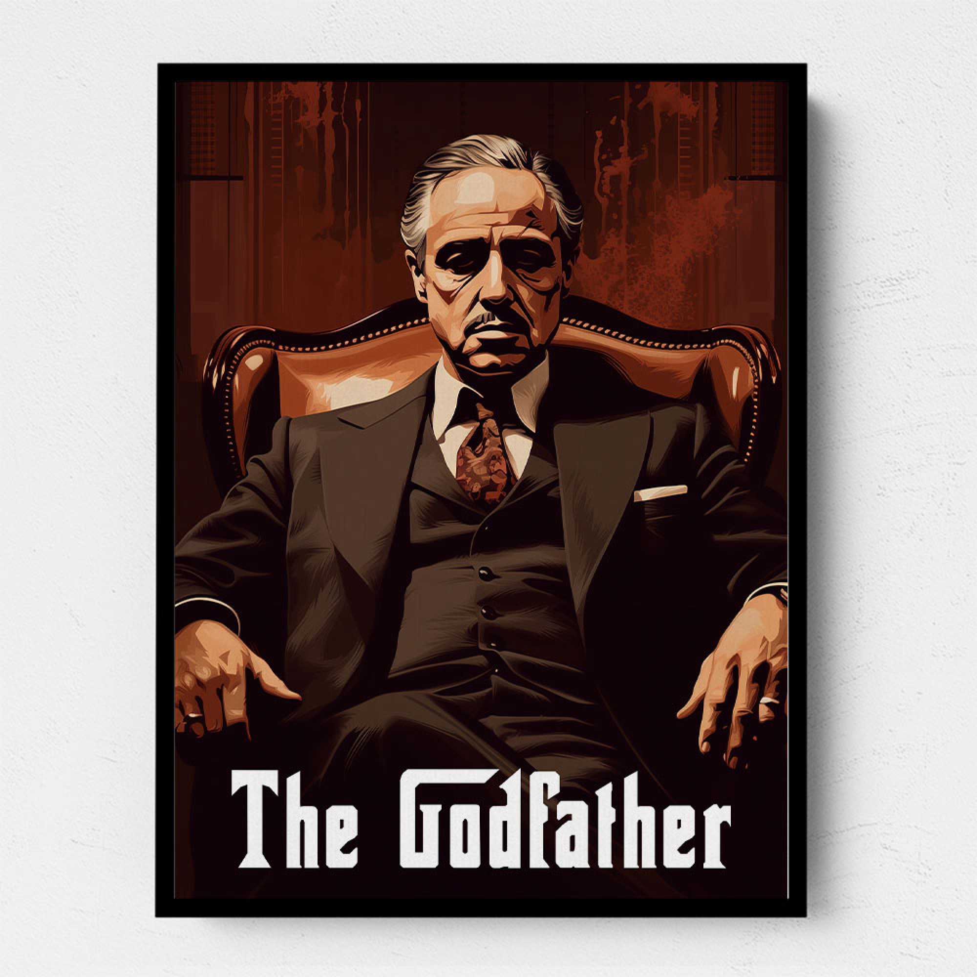 The Godfather 4 Poster Style Wall Art