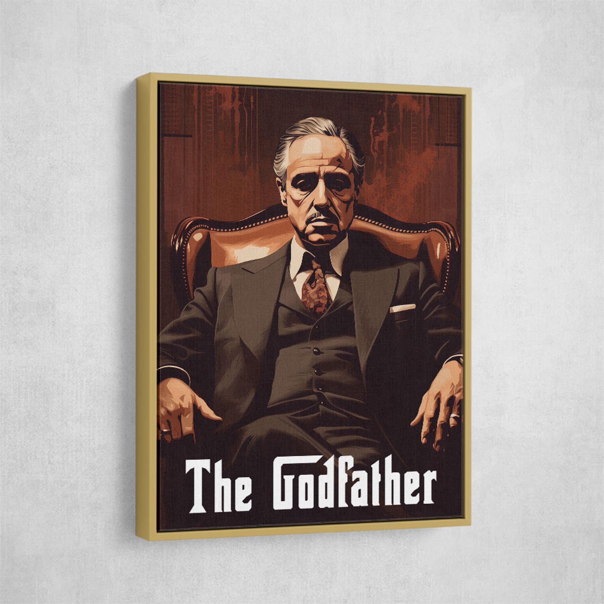 The Godfather 4 Poster Style Wall Art