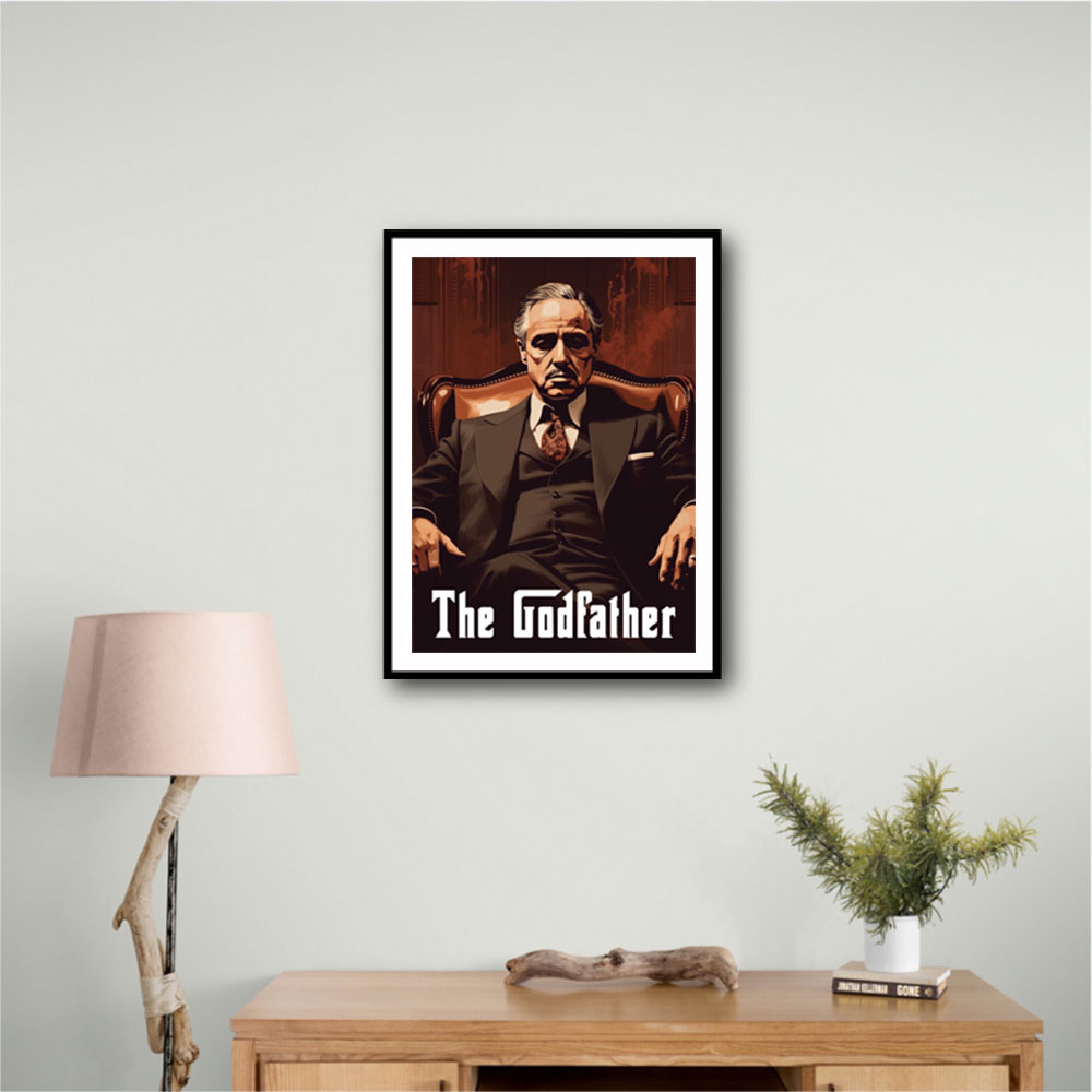 The Godfather 4 Poster Style Wall Art