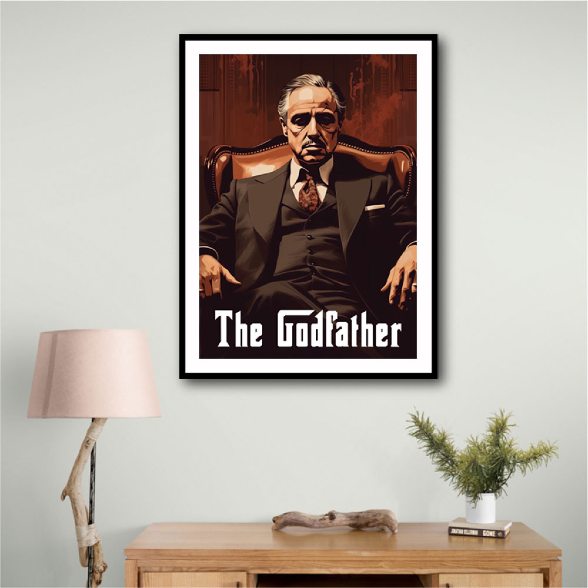 The Godfather 4 Poster Style Wall Art