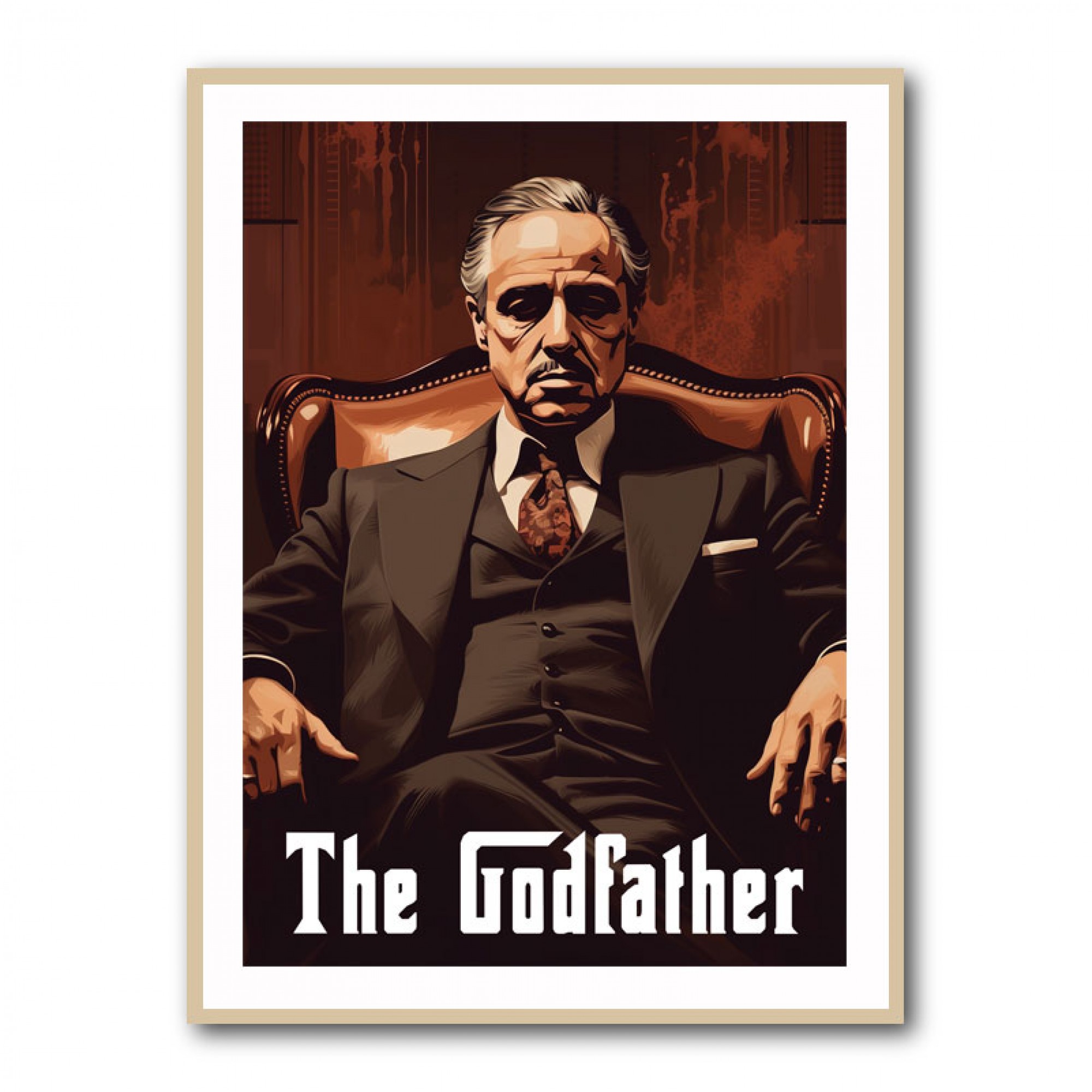 The Godfather 4 Poster Style Wall Art