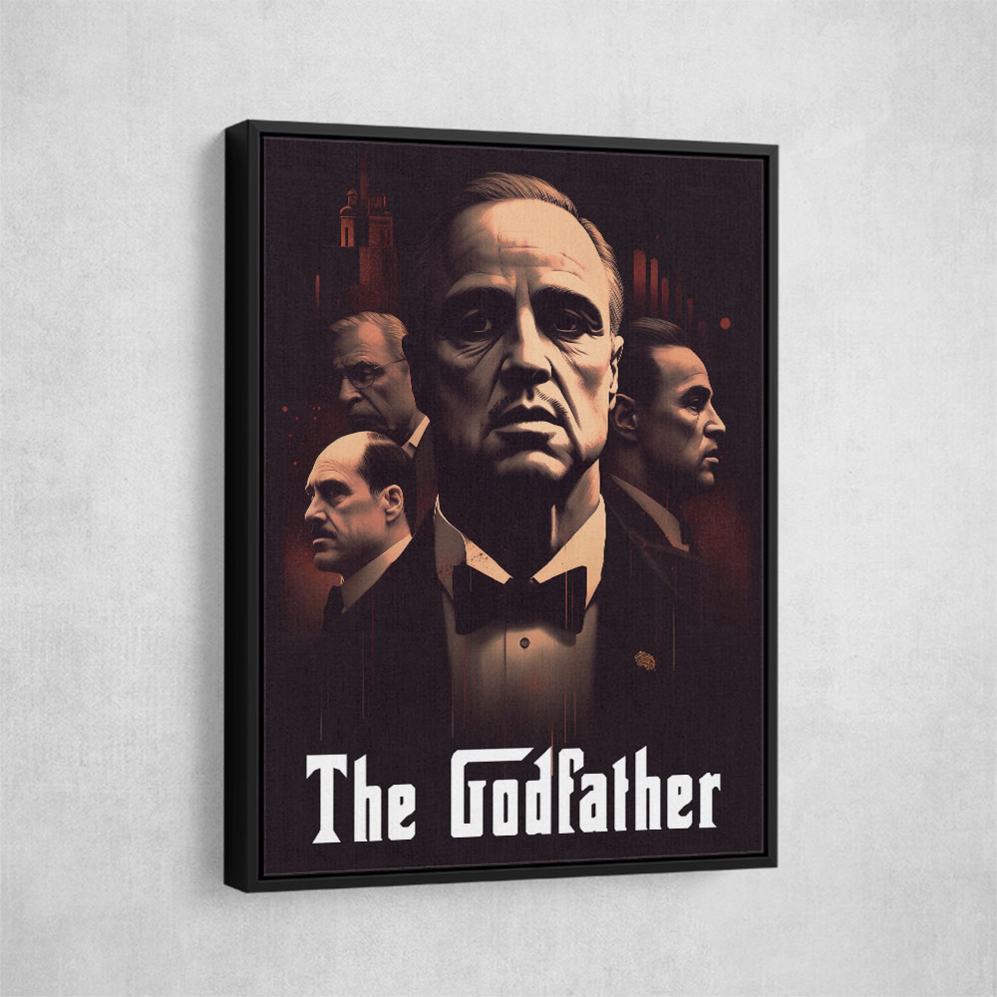 The Godfather Poster Style Wall Art