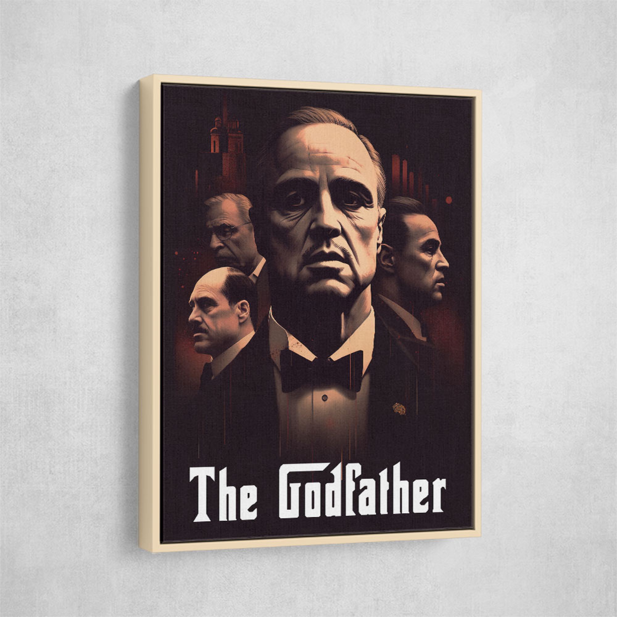 The Godfather Poster Style Wall Art