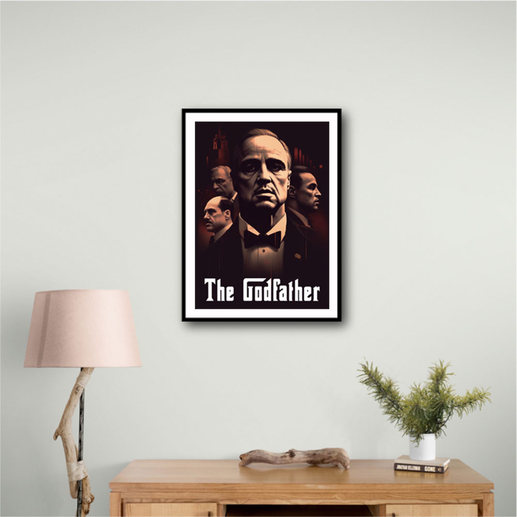 The Godfather Poster Style Wall Art