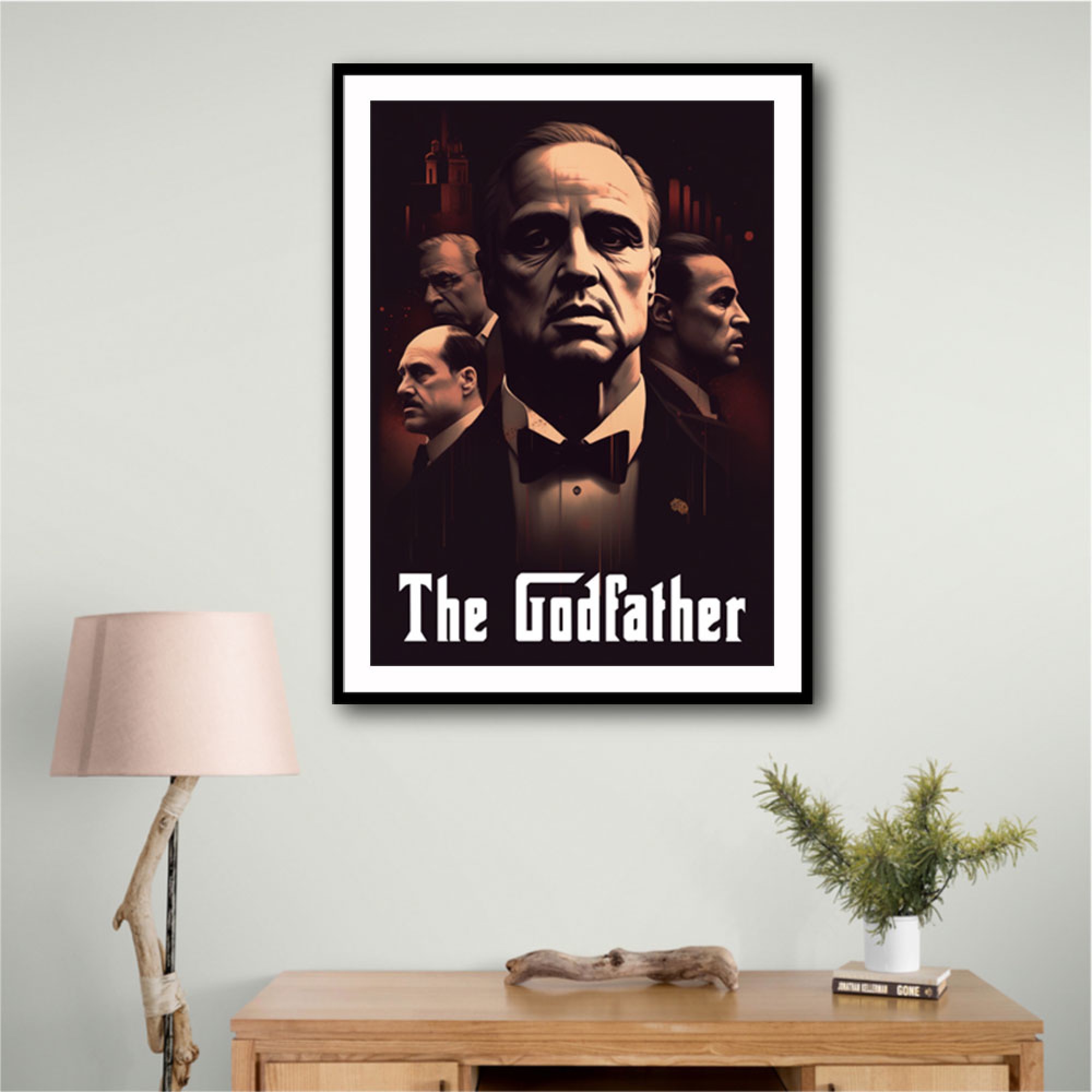 The Godfather Poster Style Wall Art