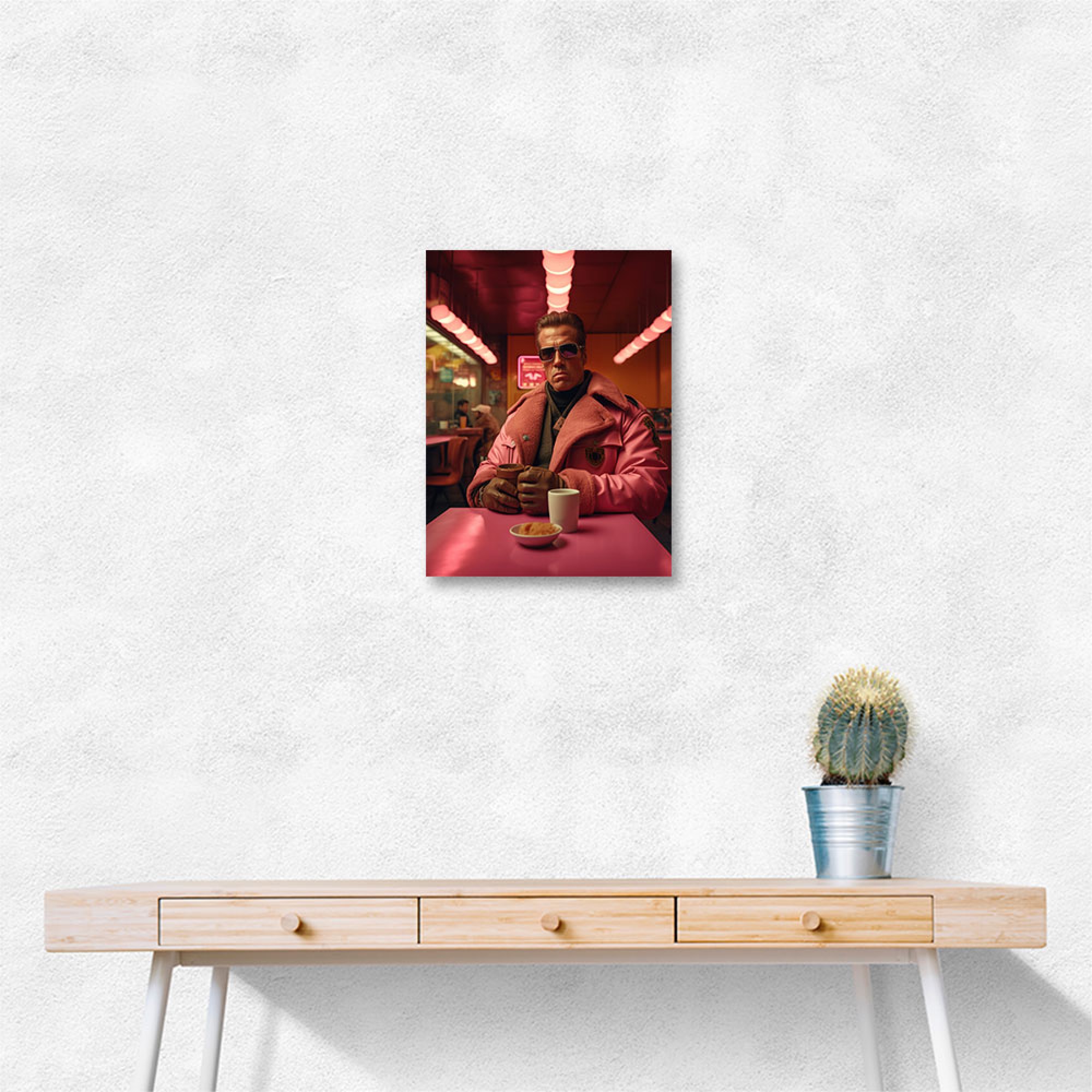 Terminator Coffee Time Wall Art