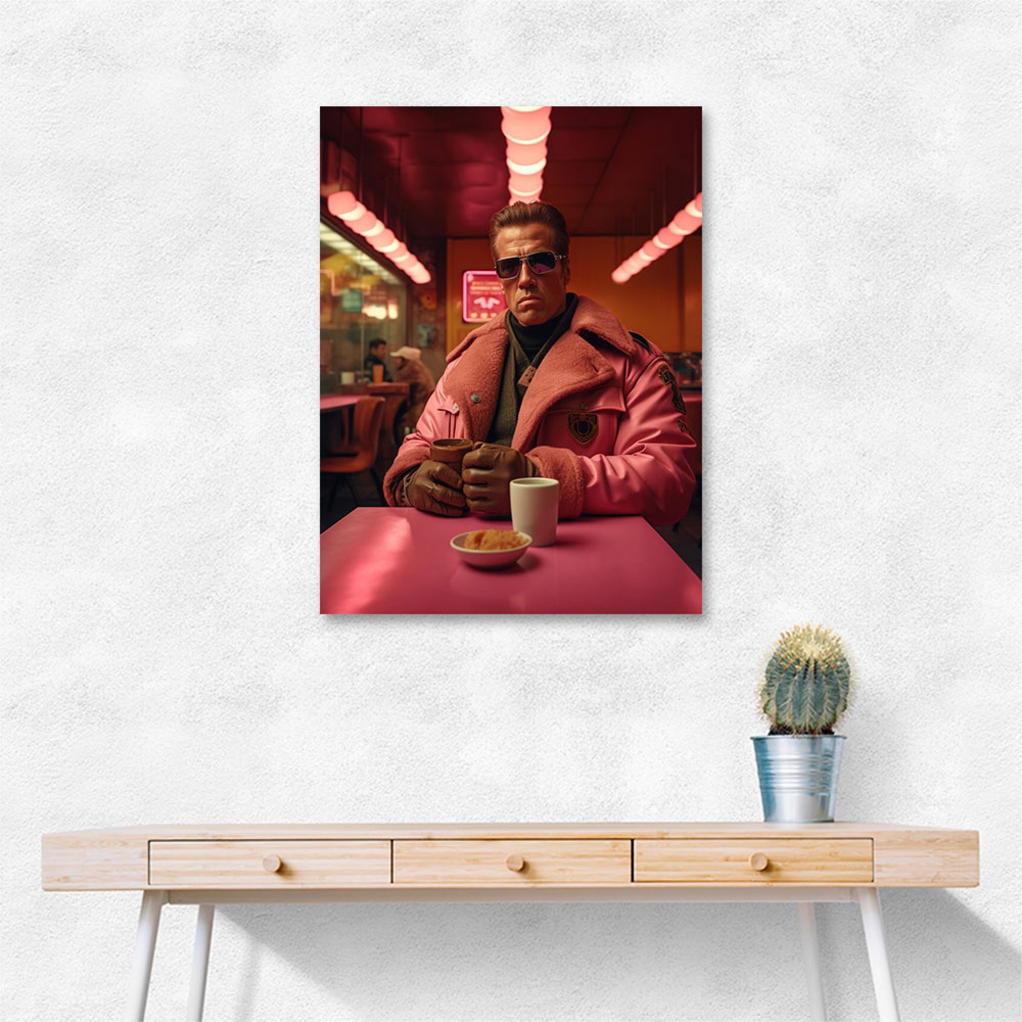 Terminator Coffee Time Wall Art
