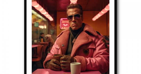 Terminator Coffee Time Wall Art