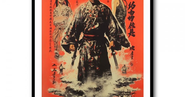 Samurai Vintage Movie Poster 1