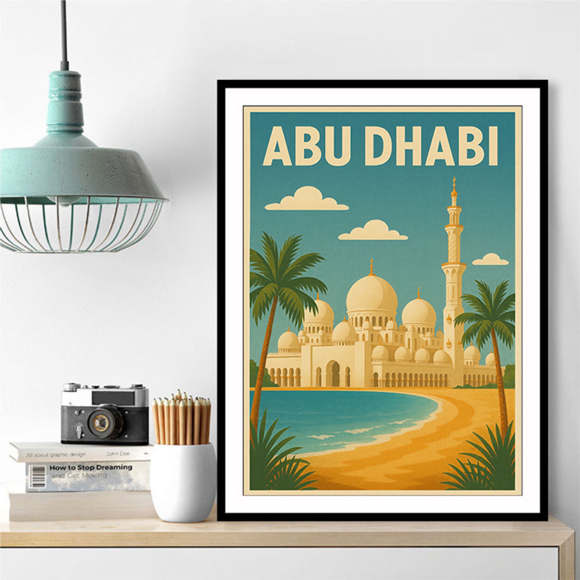 Abu Dhabi - UAE Travel Poster