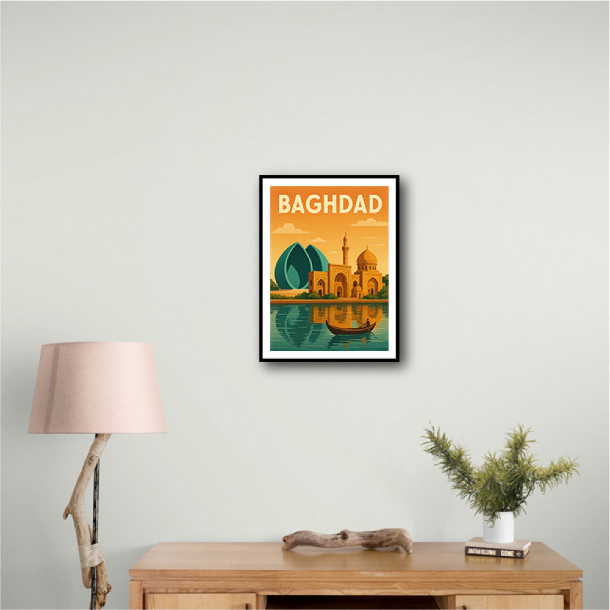 Baghdad Travel Poster Wall Art