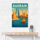 Bahrain Travel Poster Wall Art