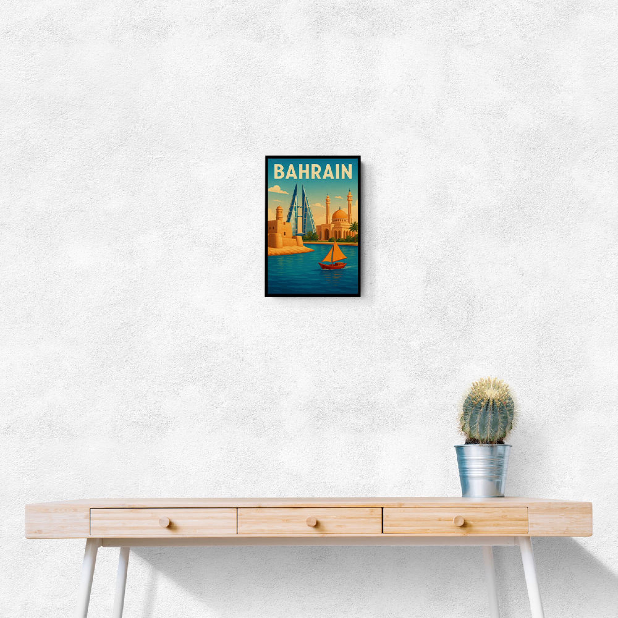 Bahrain Travel Poster Wall Art