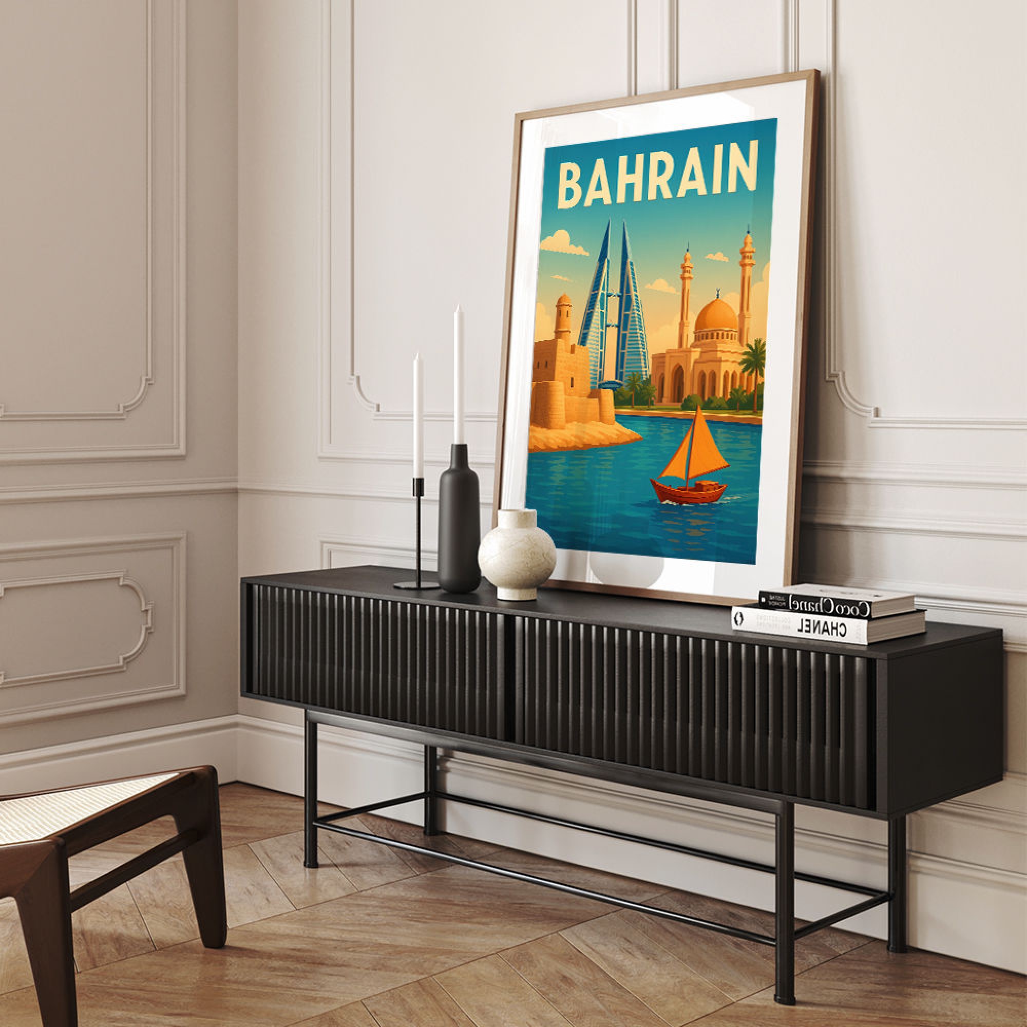 Bahrain Travel Poster Wall Art