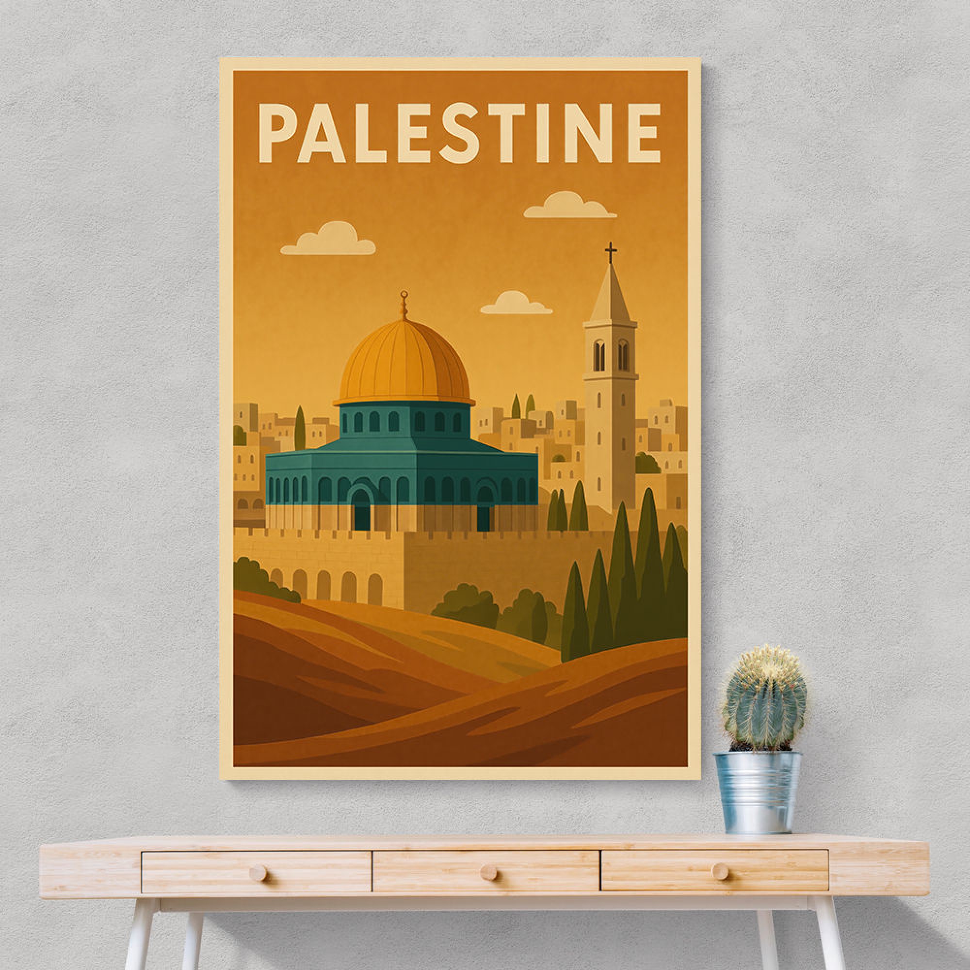 Palestine Poster Wall Art