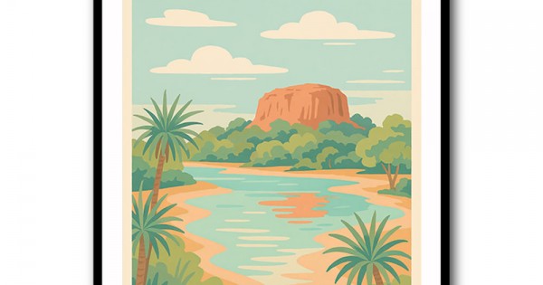 Darwin Travel Poster 1 Wall Art
