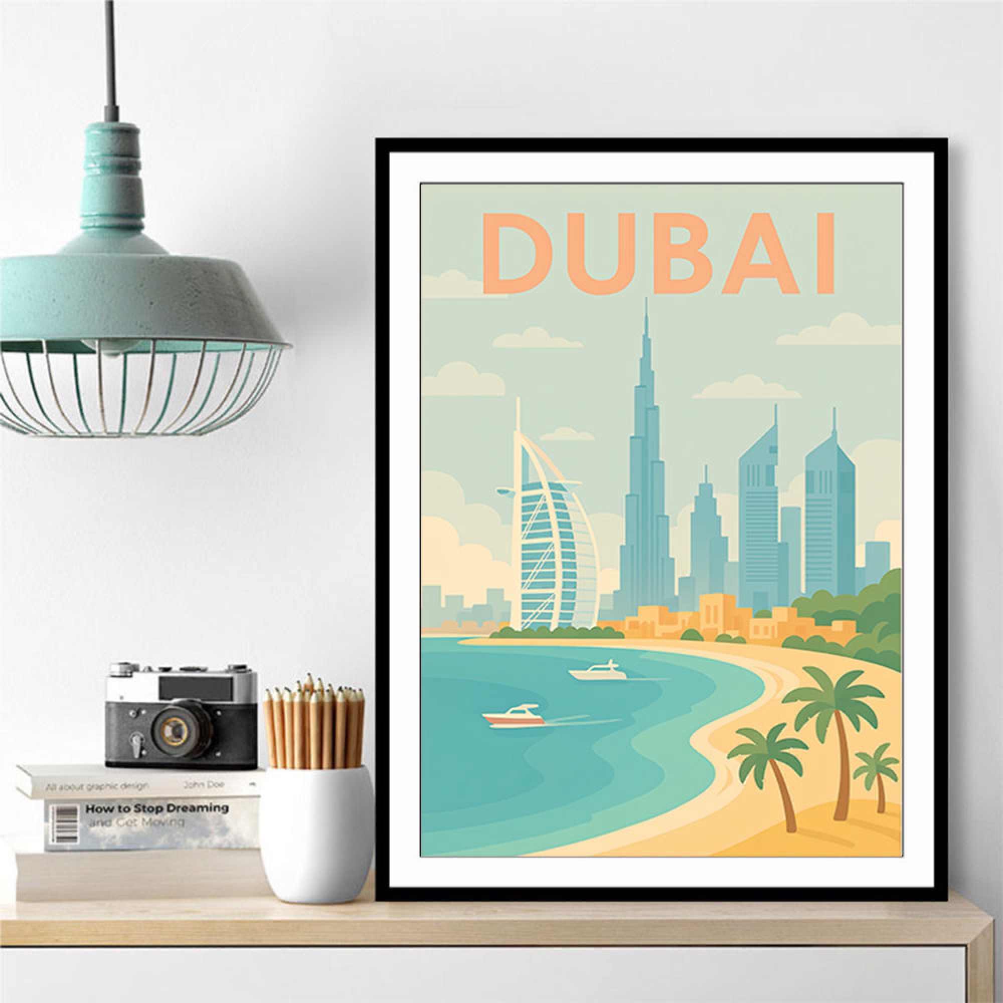 Dubai Modern Travel Wall Art