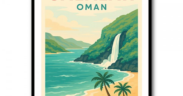Salalah Travel Poster Wall Art
