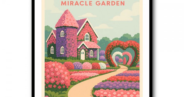 Dubai Miracle Garden Poster 1