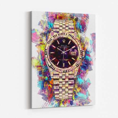 Rolex Daytona Pop Art Style Wall Art