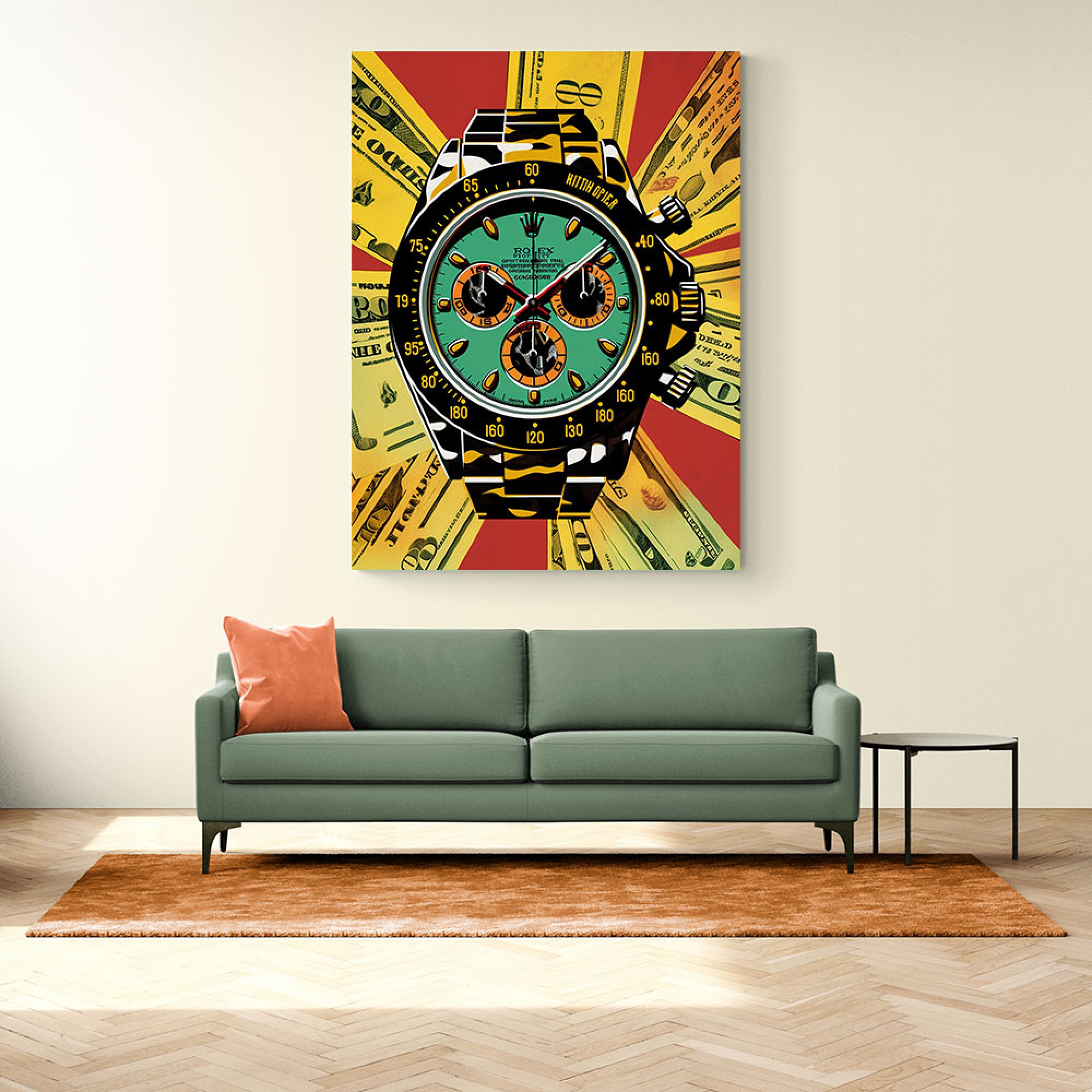 Rolex Daytona Pop Art Style Wall Art