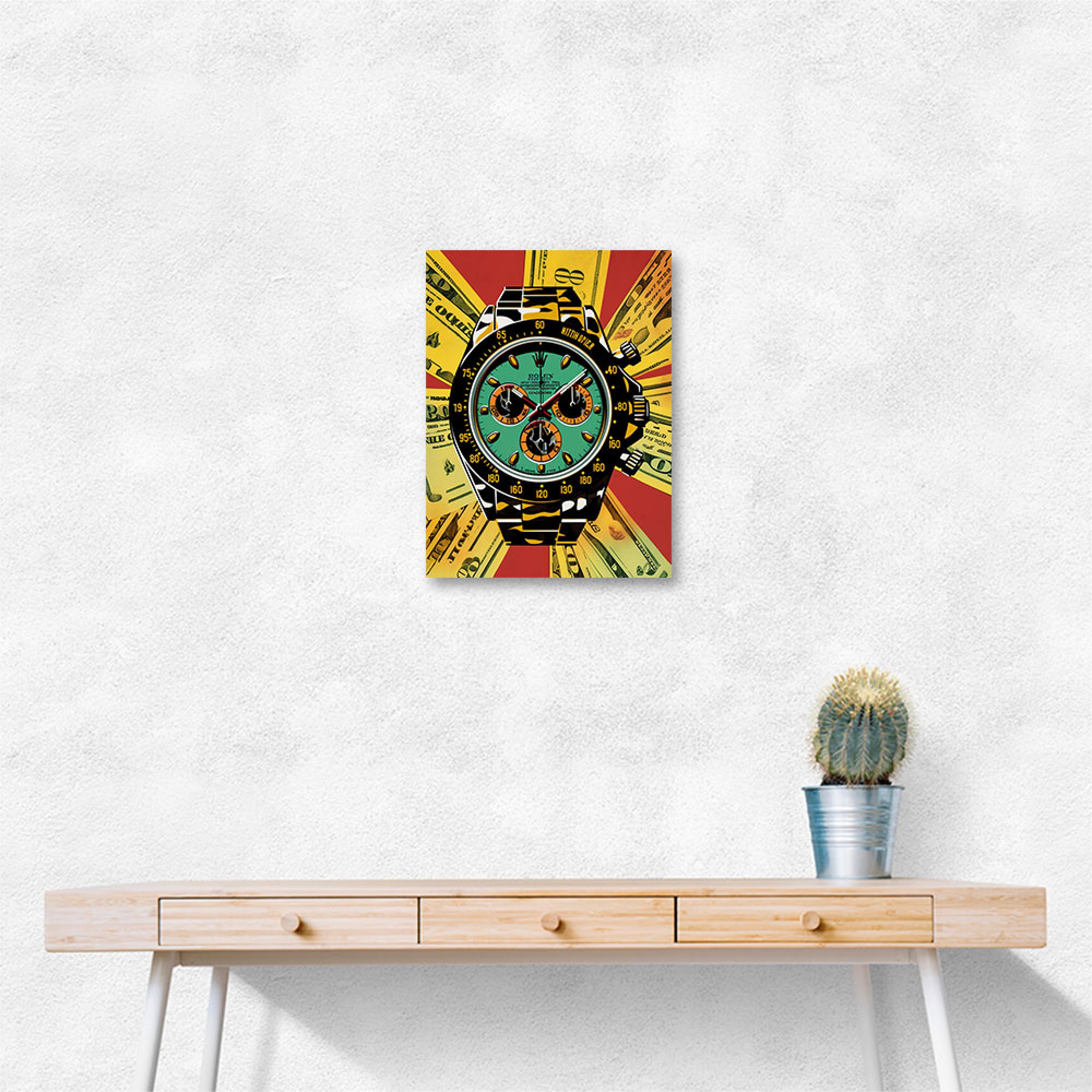 Rolex Daytona Pop Art Style Wall Art