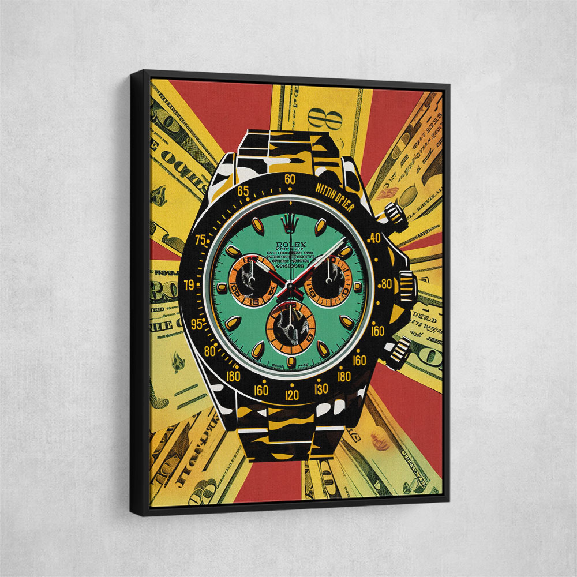 Rolex Daytona Pop Art Style Wall Art