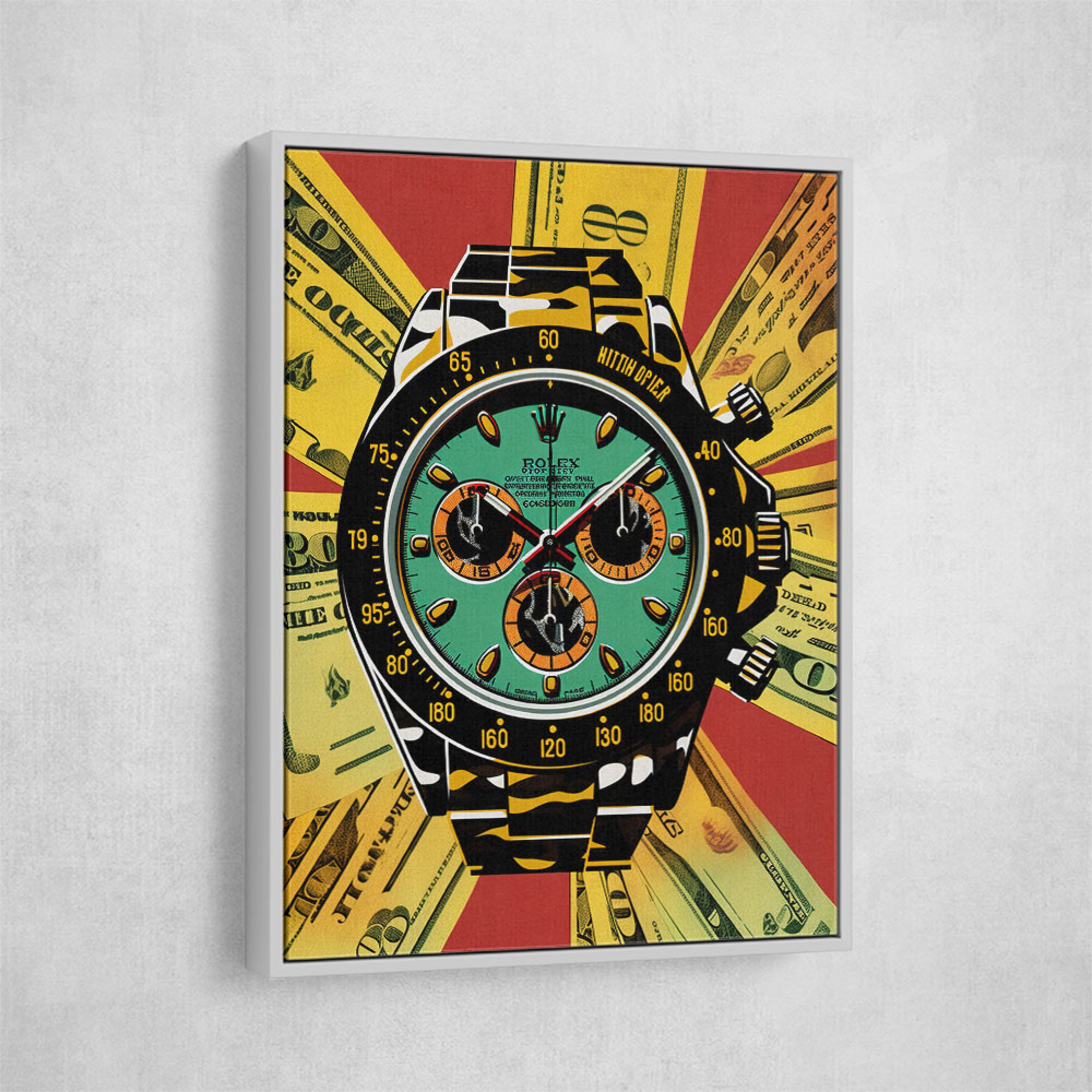 Rolex Daytona Pop Art Style Wall Art