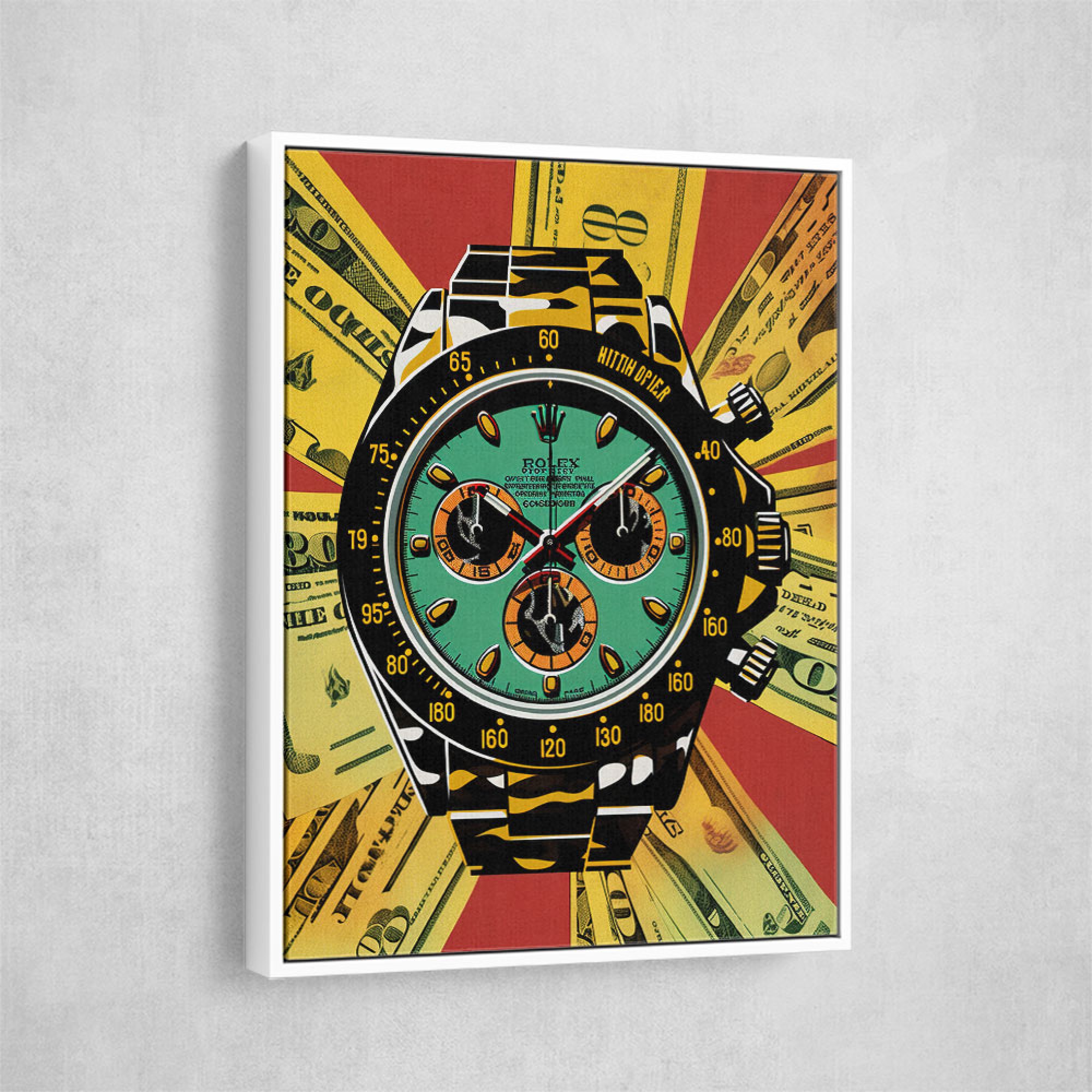 Rolex Daytona Pop Art Style Wall Art