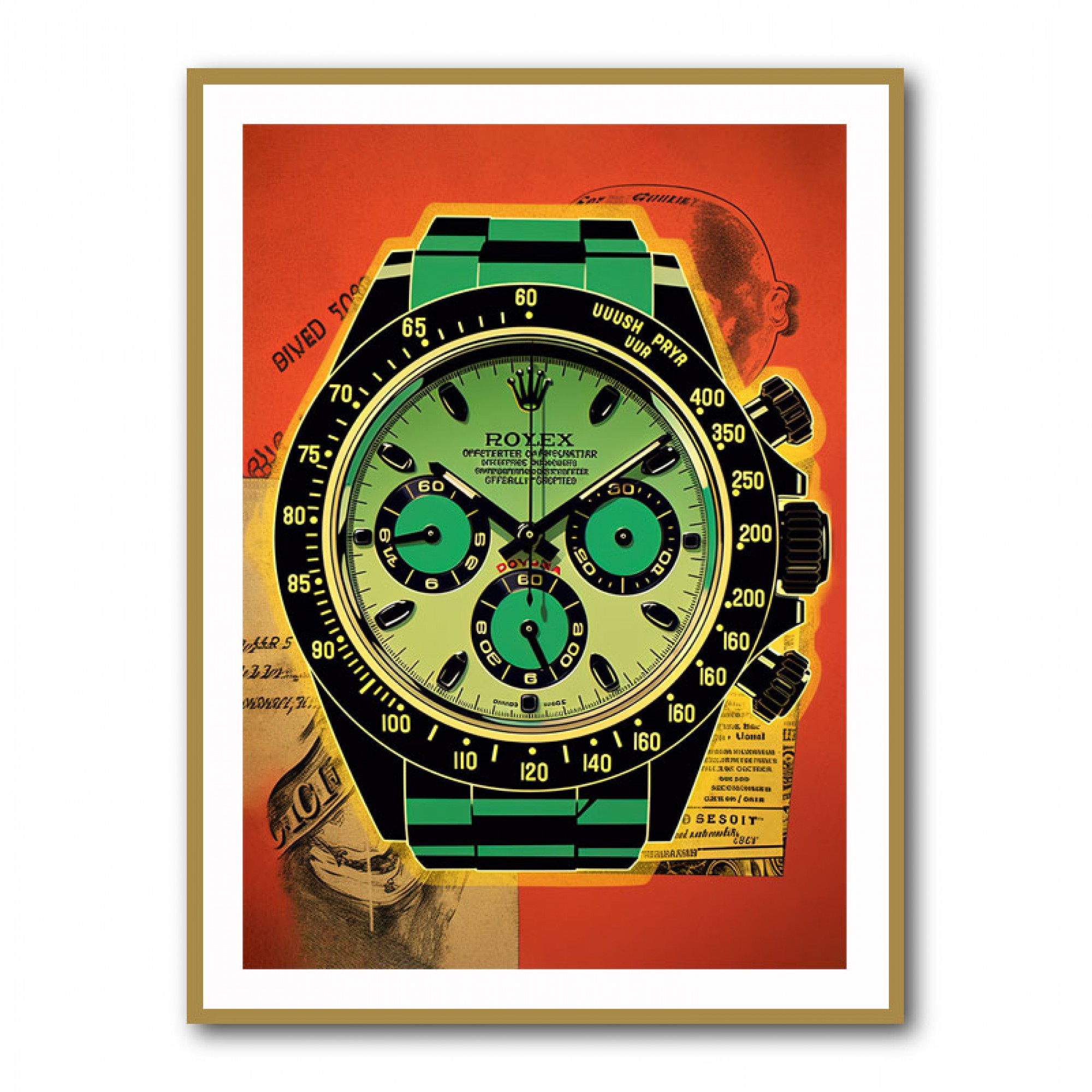 Rolex Daytona Pop Art Style 1 Wall Art