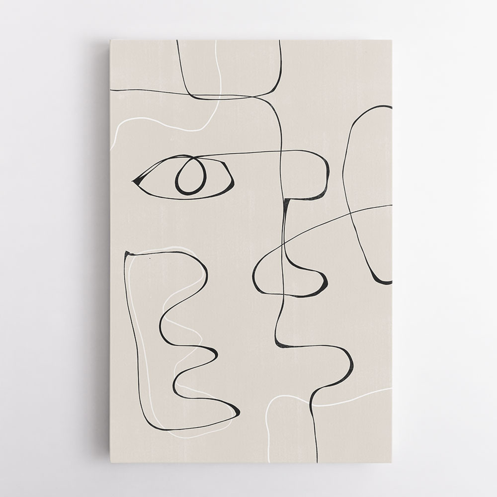 Abstract Face No2. Wall Art