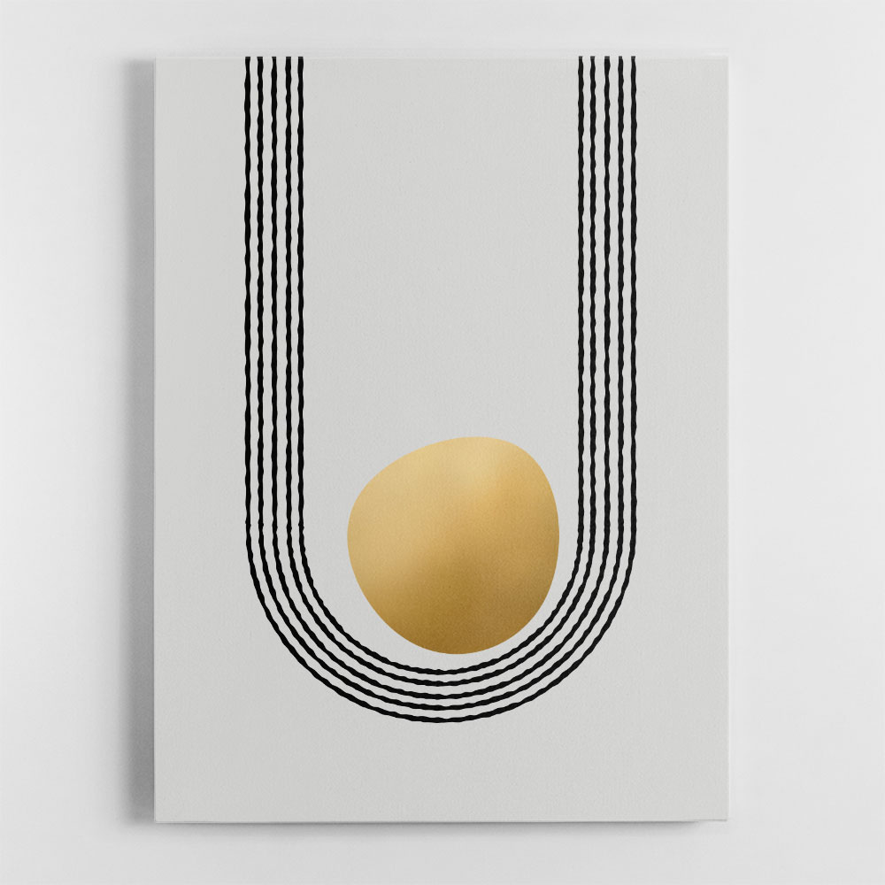 Gold unbalanced Wall Art