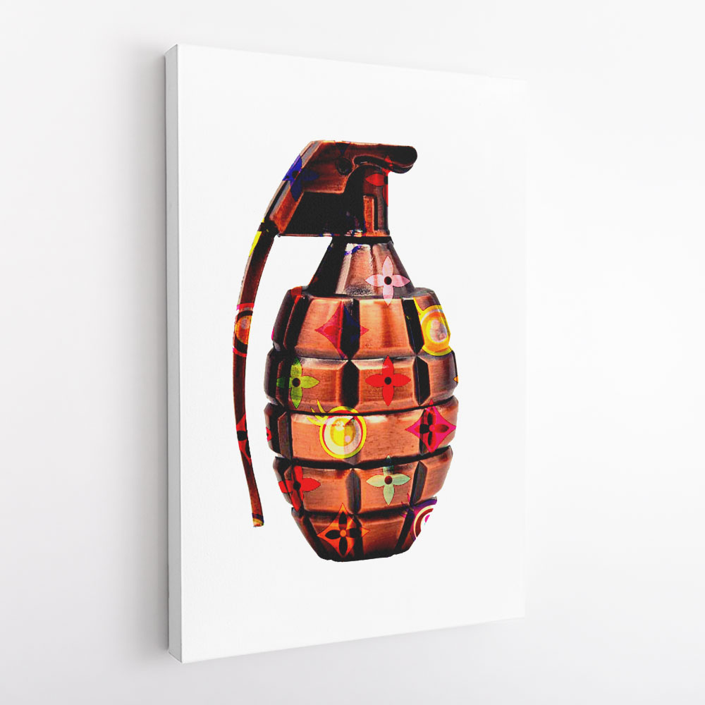 Hand Grenade Art Hand Grenade Blue Patent Digital Art By Dennson