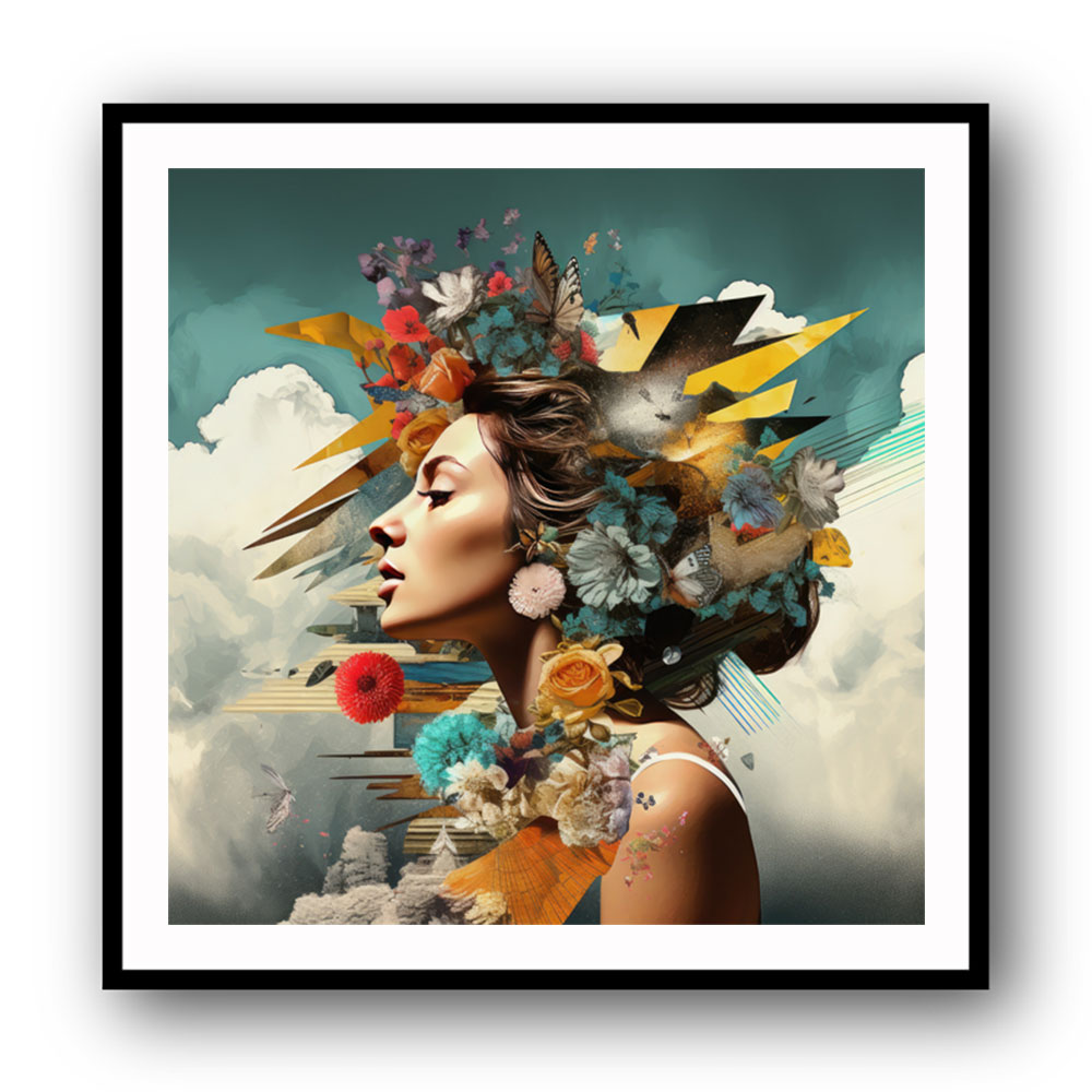 Elevate your home decor with collage fusion art