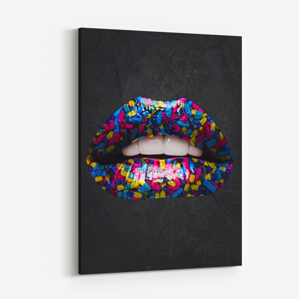 Pill Lips Wall Art