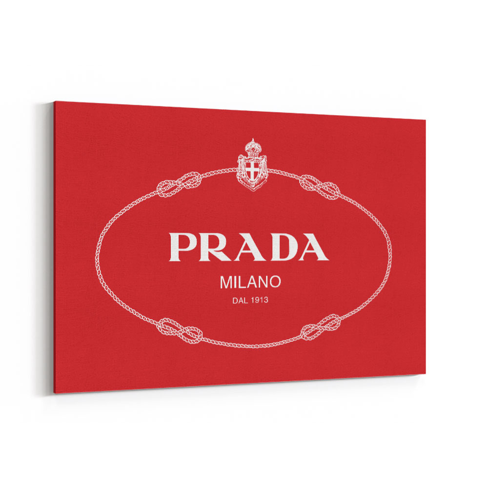 Prada Red Sign Wall Art