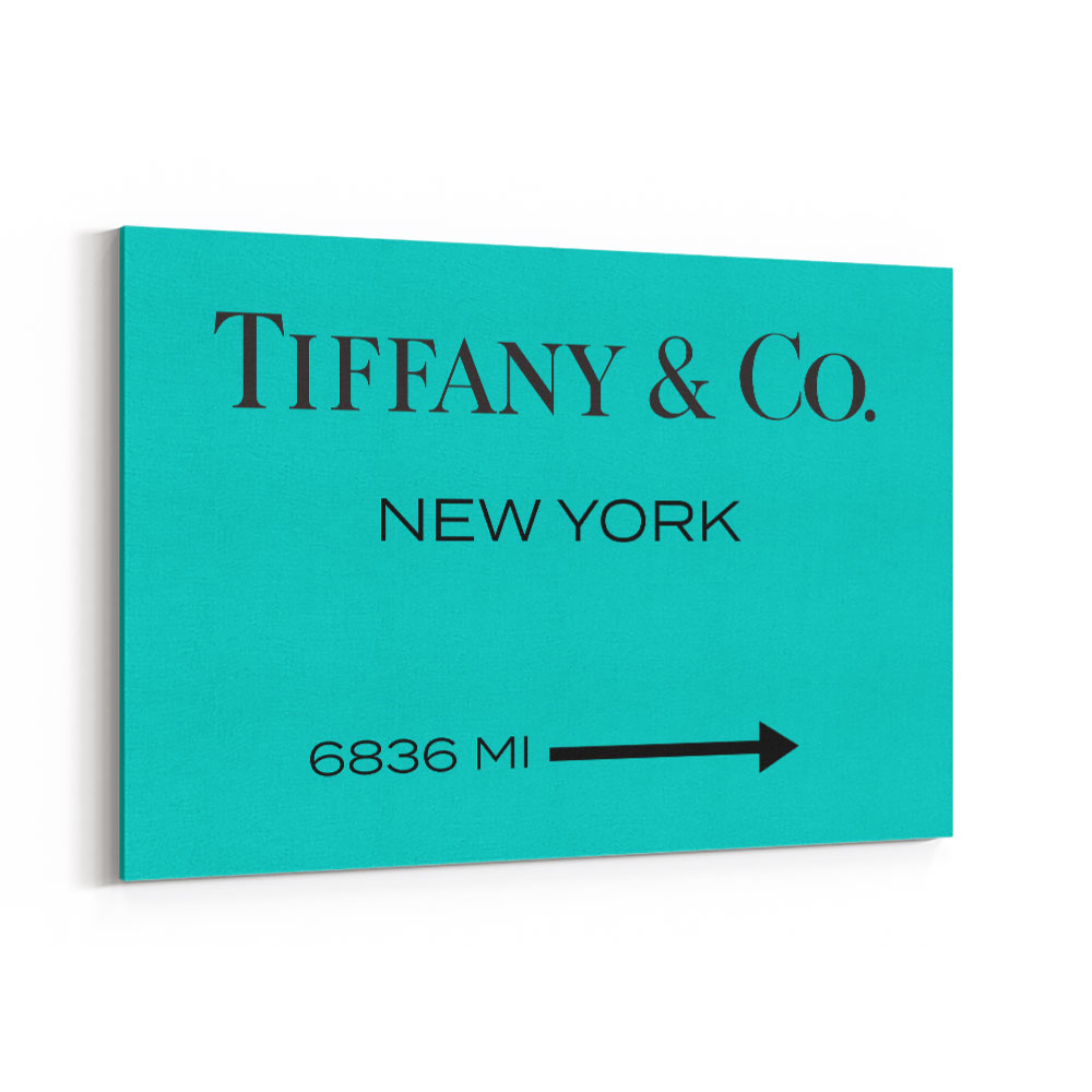 Tiffany & Co New York Sign Wall Art